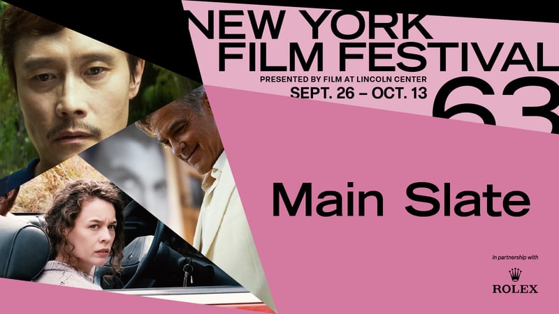 63rd New York Film Festival Main Slate Announced
